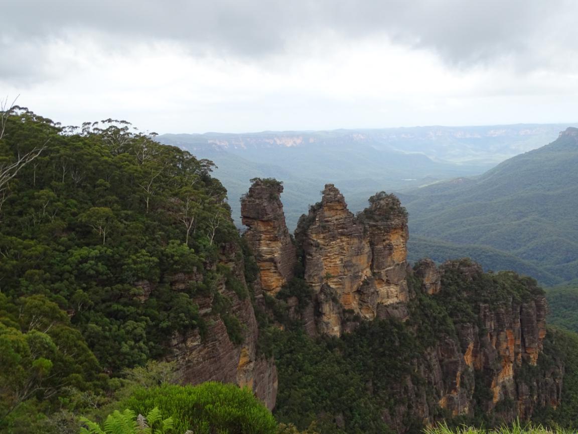 The Three Sisters Rock Formations