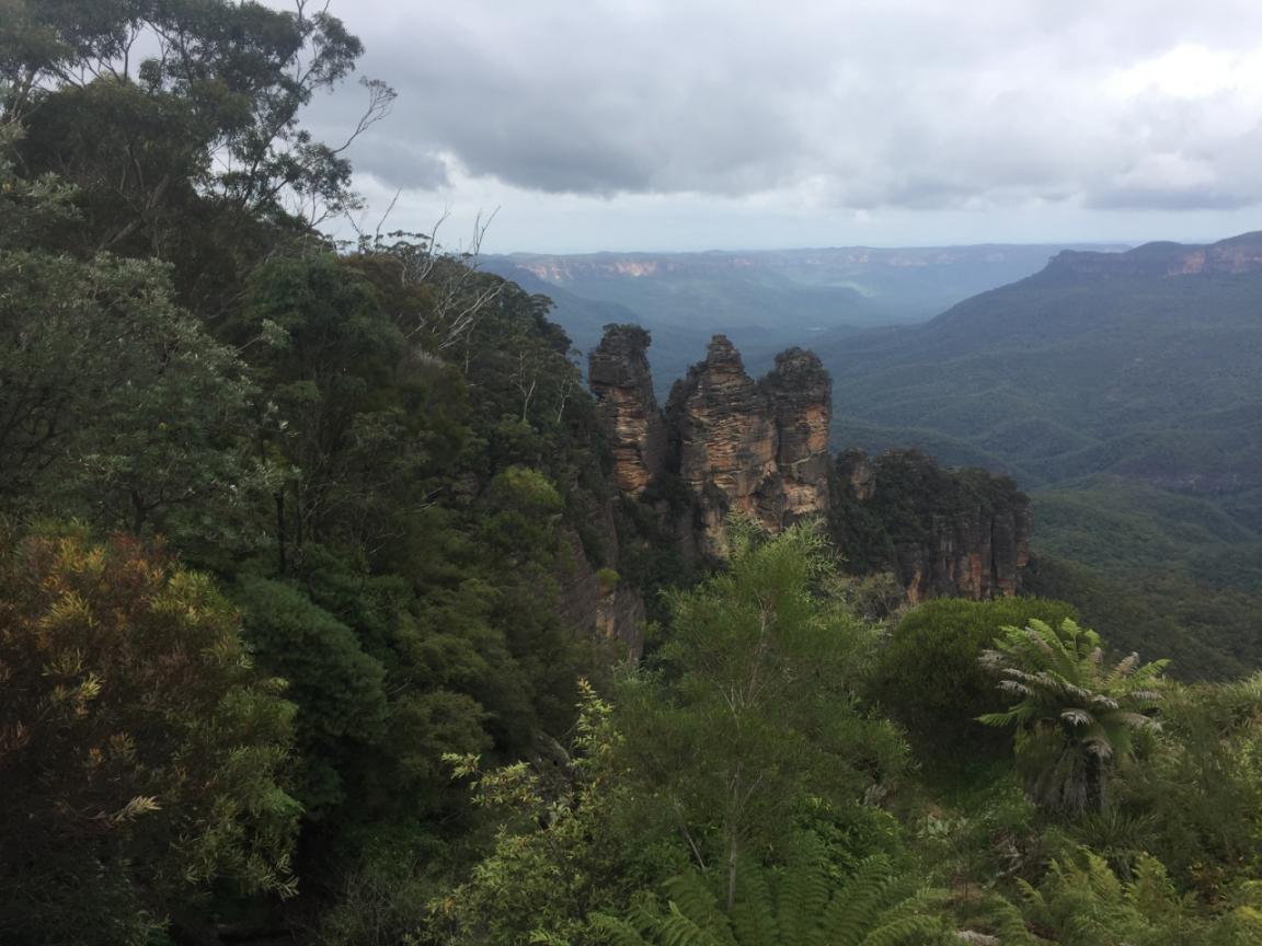 The Three Sisters Rock Formations